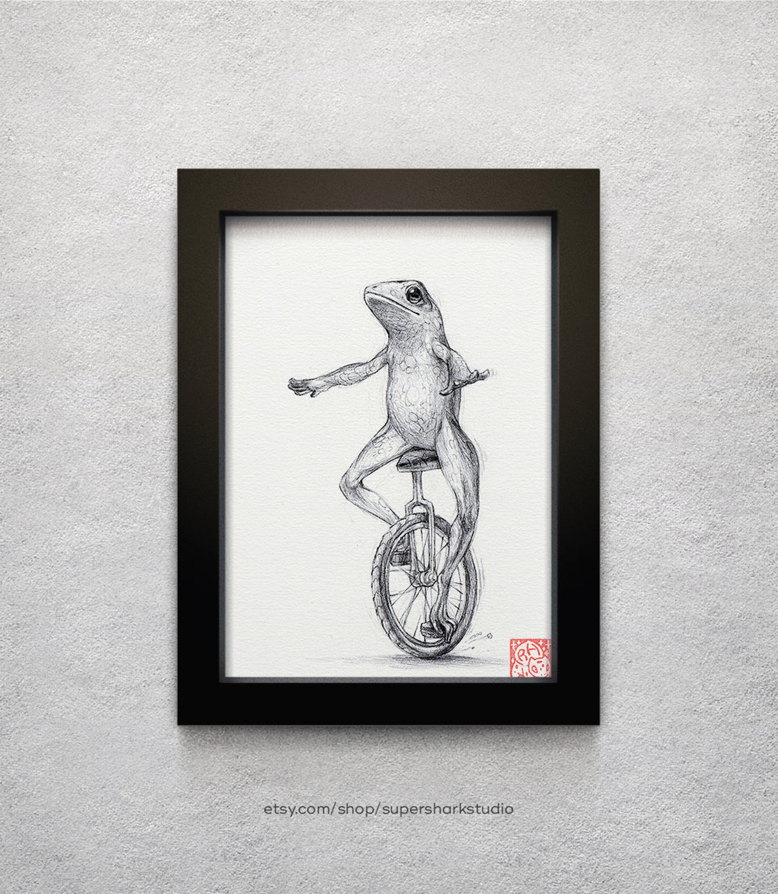 Dat Boi 5 X 7 Print o Shit Waddup Drawing Art - Etsy