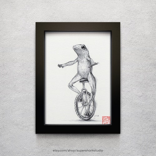Dat Boi 5 X 7 Print o Shit Waddup Drawing Art - Etsy