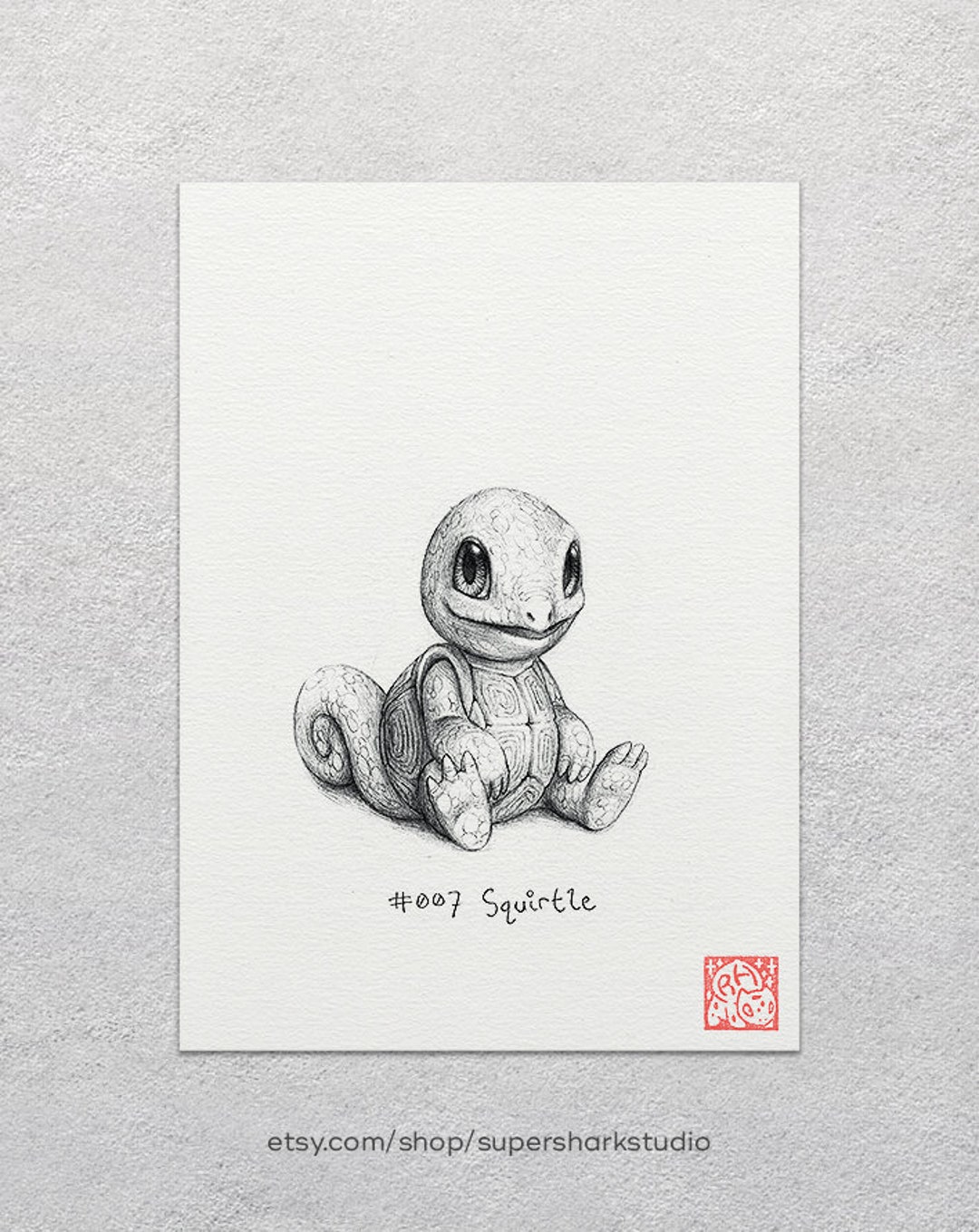 Squirtle Drawing