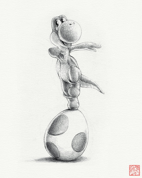 Cool Drawings Of Yoshi