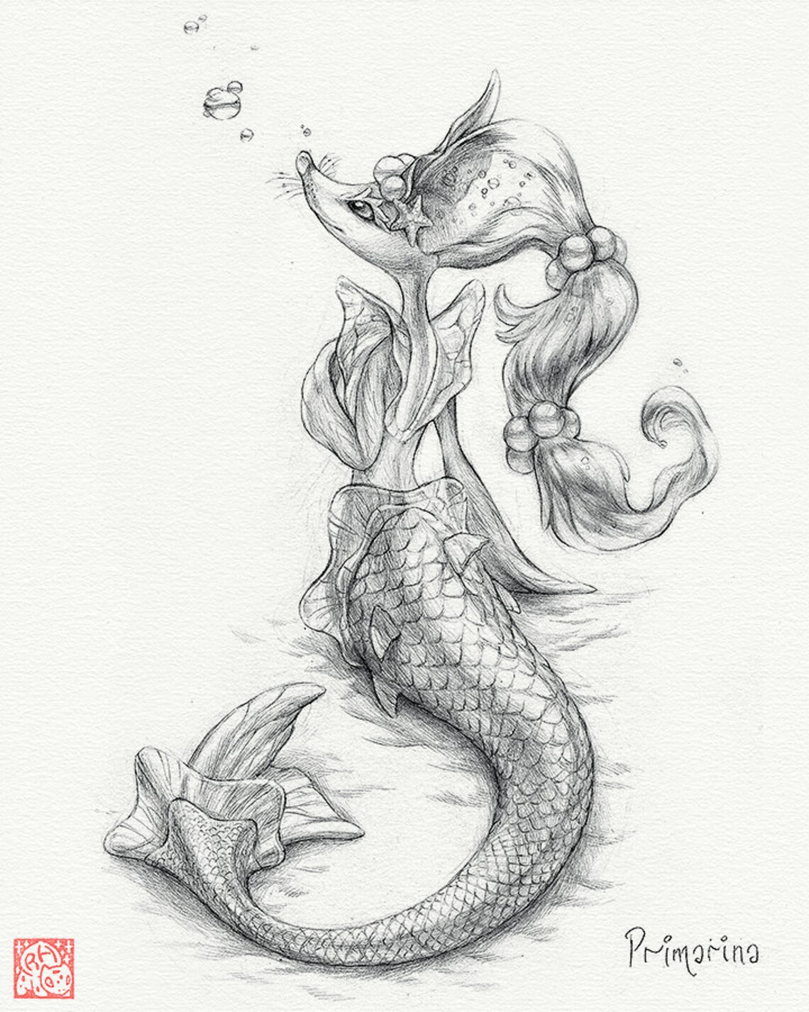 Primarina 8 X 10 Print pokemon Drawing Alola Sun - Etsy