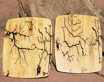 Fractal Burned Cutting Board - Etsy