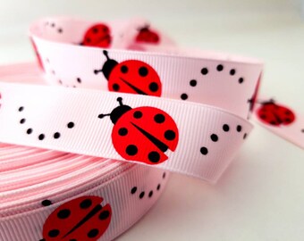 Ladybug Ribbon - Etsy