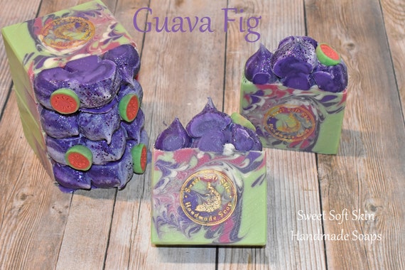 Guava Fig Soap Bars | Etsy