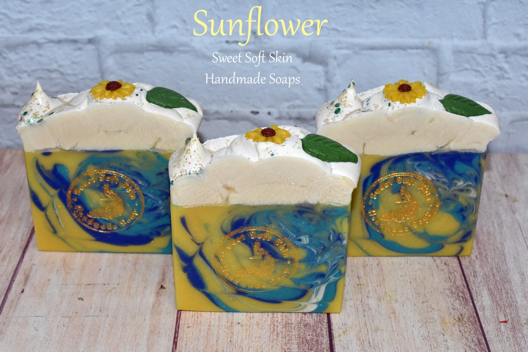 Sunflower Soap Bars - Etsy