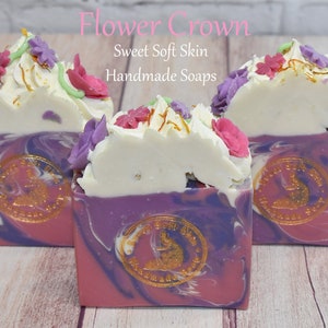 Flower Crown Soap Bars - Etsy