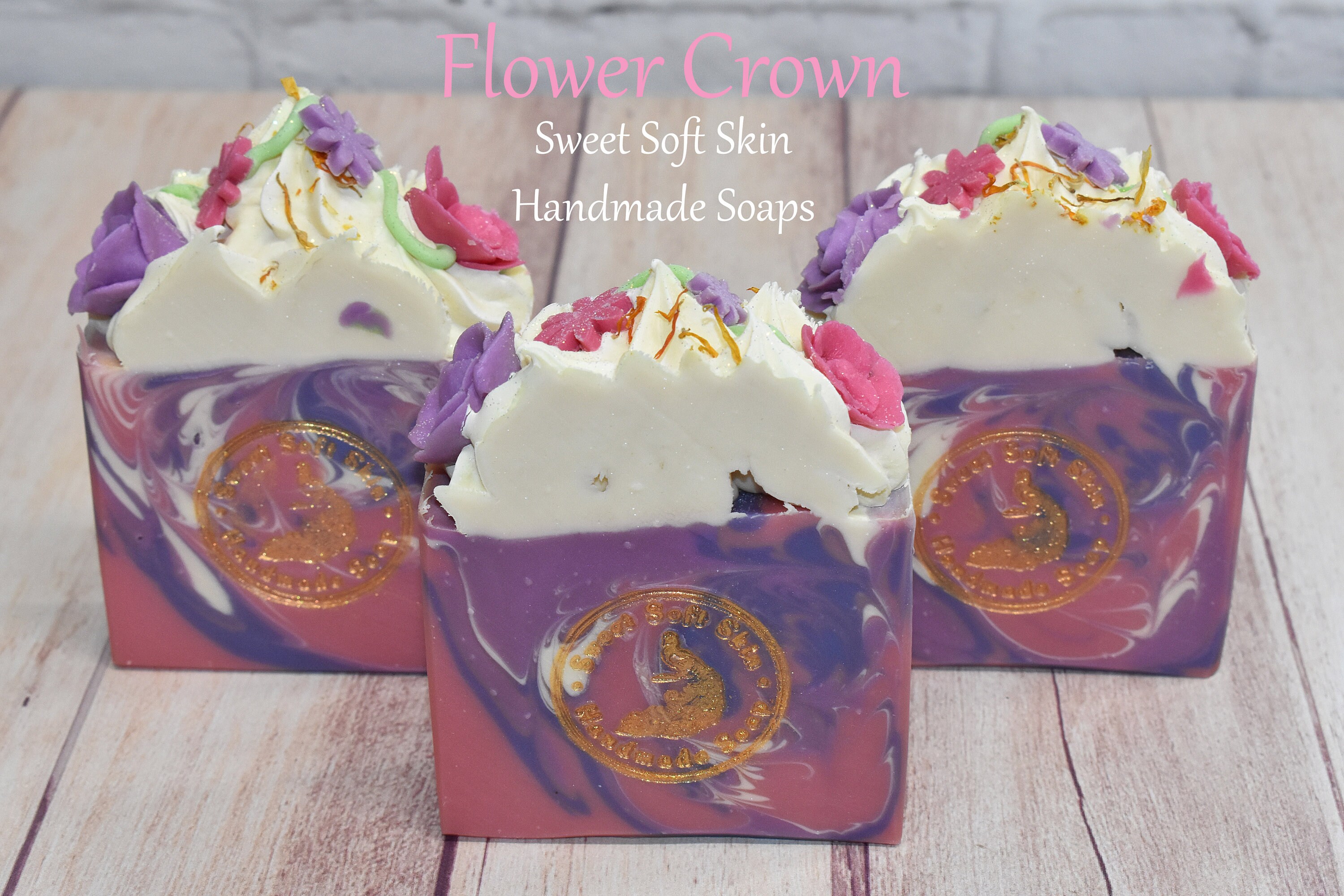 Flower Crown Soap Bars | Etsy