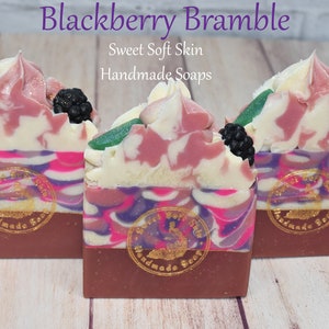 Blackberry Bramble Soap Bars - Etsy