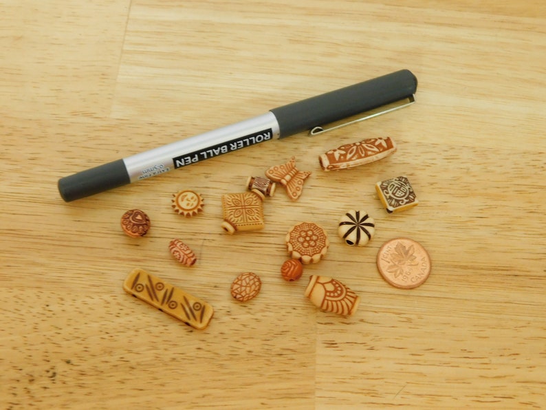 Mixed Shape Brown Tan Acrylic Beads 50g about 100 Pc - Etsy