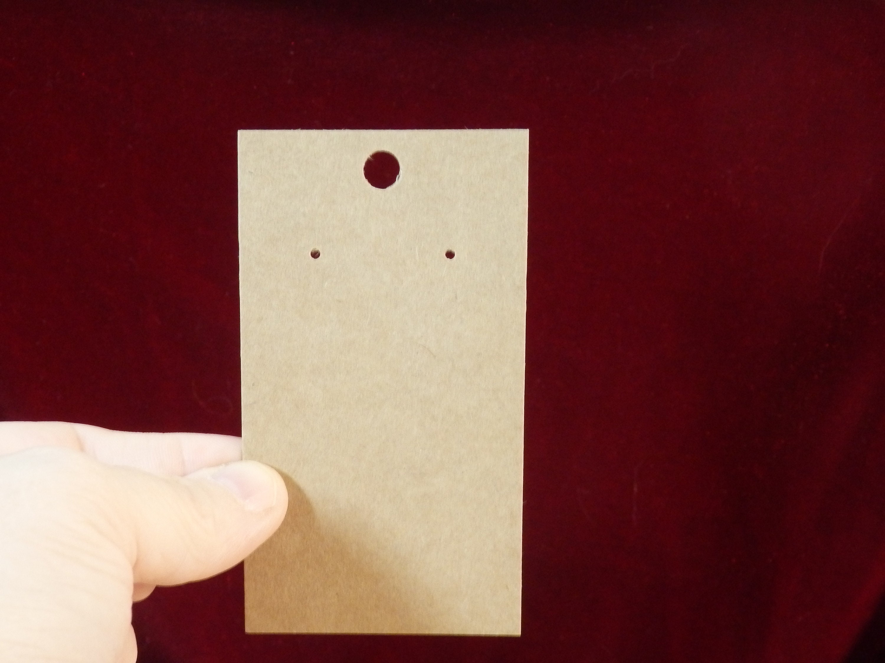 Earring Card Tags Kraft Brown 3.5 in X 2 in packaging - Etsy