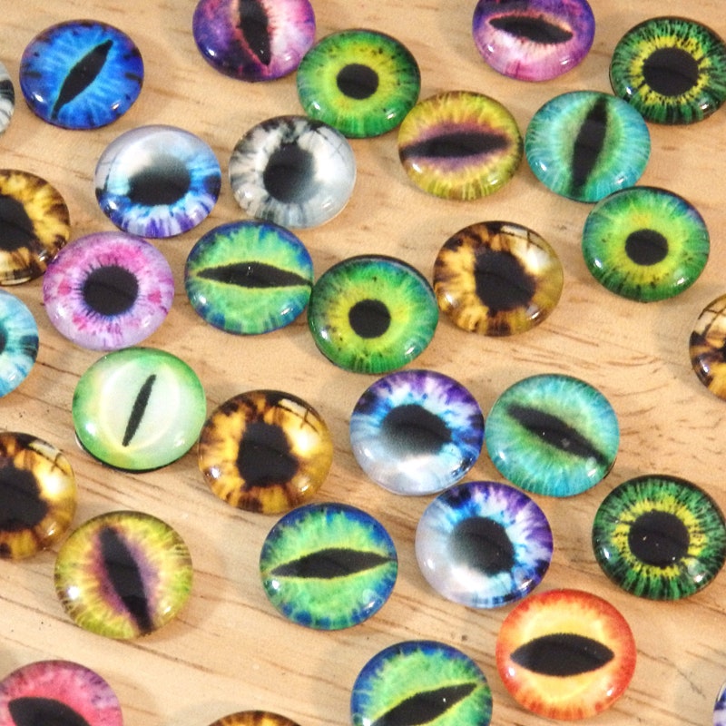 Round Glass Human Eyeball - Etsy