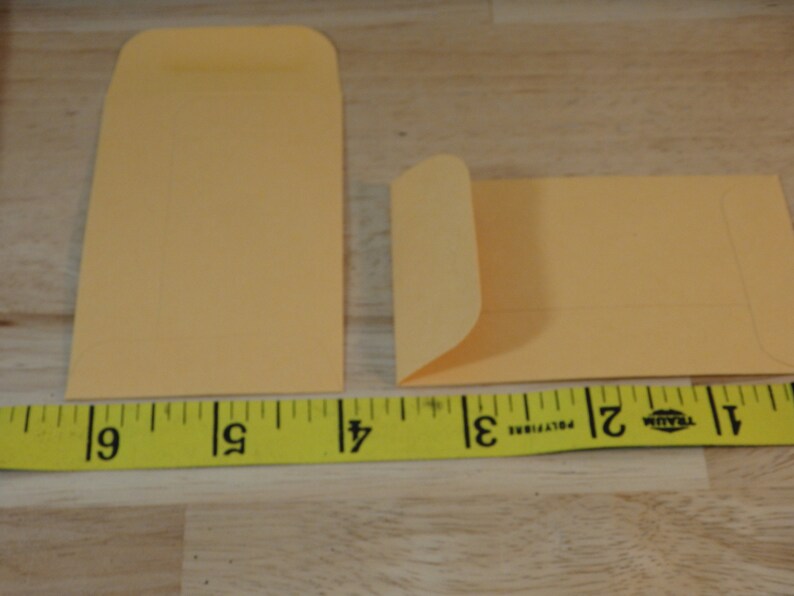 Manilla Coin Envelopes 2.25 X 3.5 paper Craft | Etsy