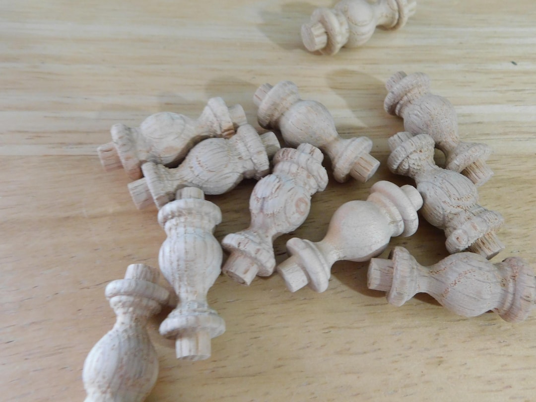 Rough Wood Spindles, 1.5