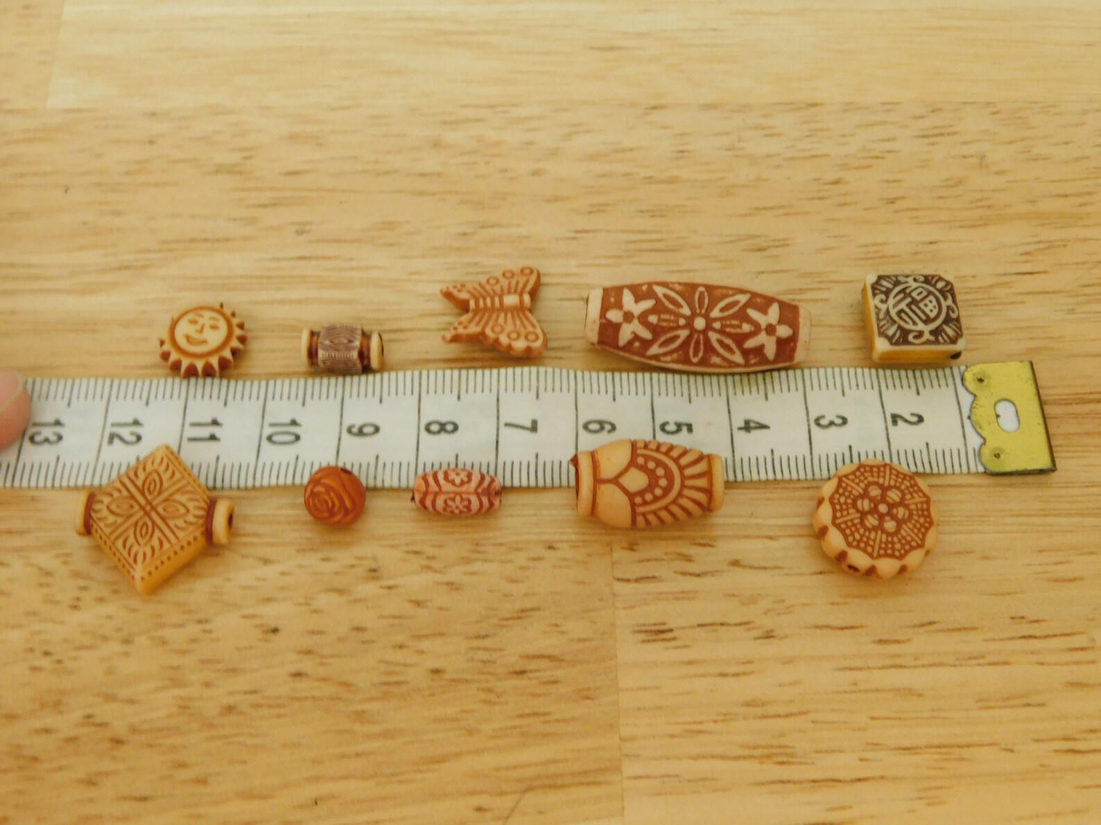 Mixed Shape Brown Tan Acrylic Beads 50g about 100 Pc - Etsy