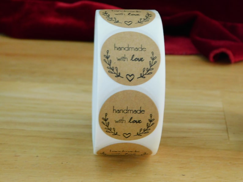 Packaging Stickers 1 Inch Round Roll of 500 label Shipping - Etsy