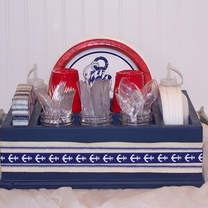 Boating Ocean Beach Nautical Themed Party Decor Disposable Dinnerware ...