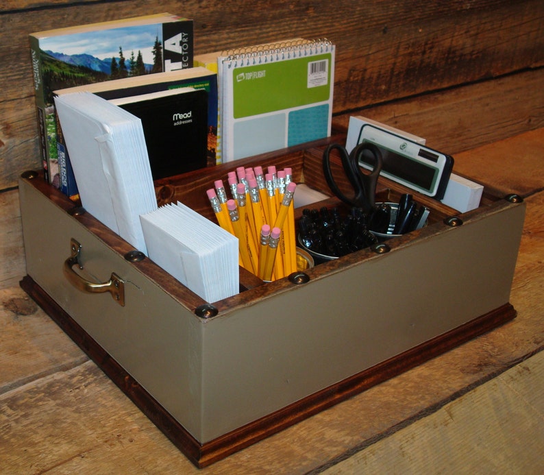 Desk Top Organizer Accessories Collage Students Kids Desks | Etsy