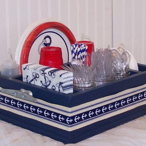 Boating Ocean Beach Nautical Themed Party Decor Disposable Dinnerware ...