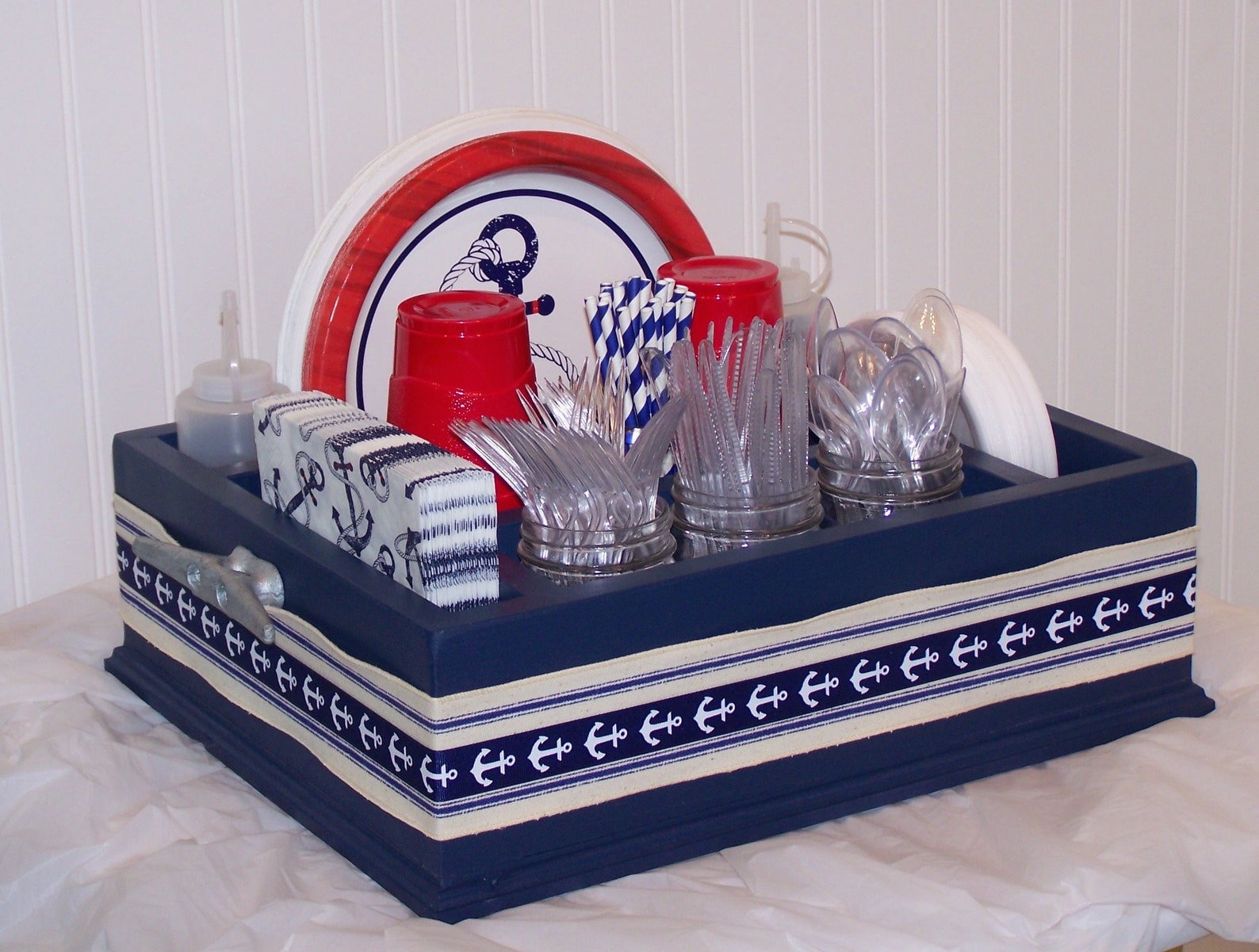 Boating Ocean Beach Nautical Themed Party Decor Disposable Dinnerware ...
