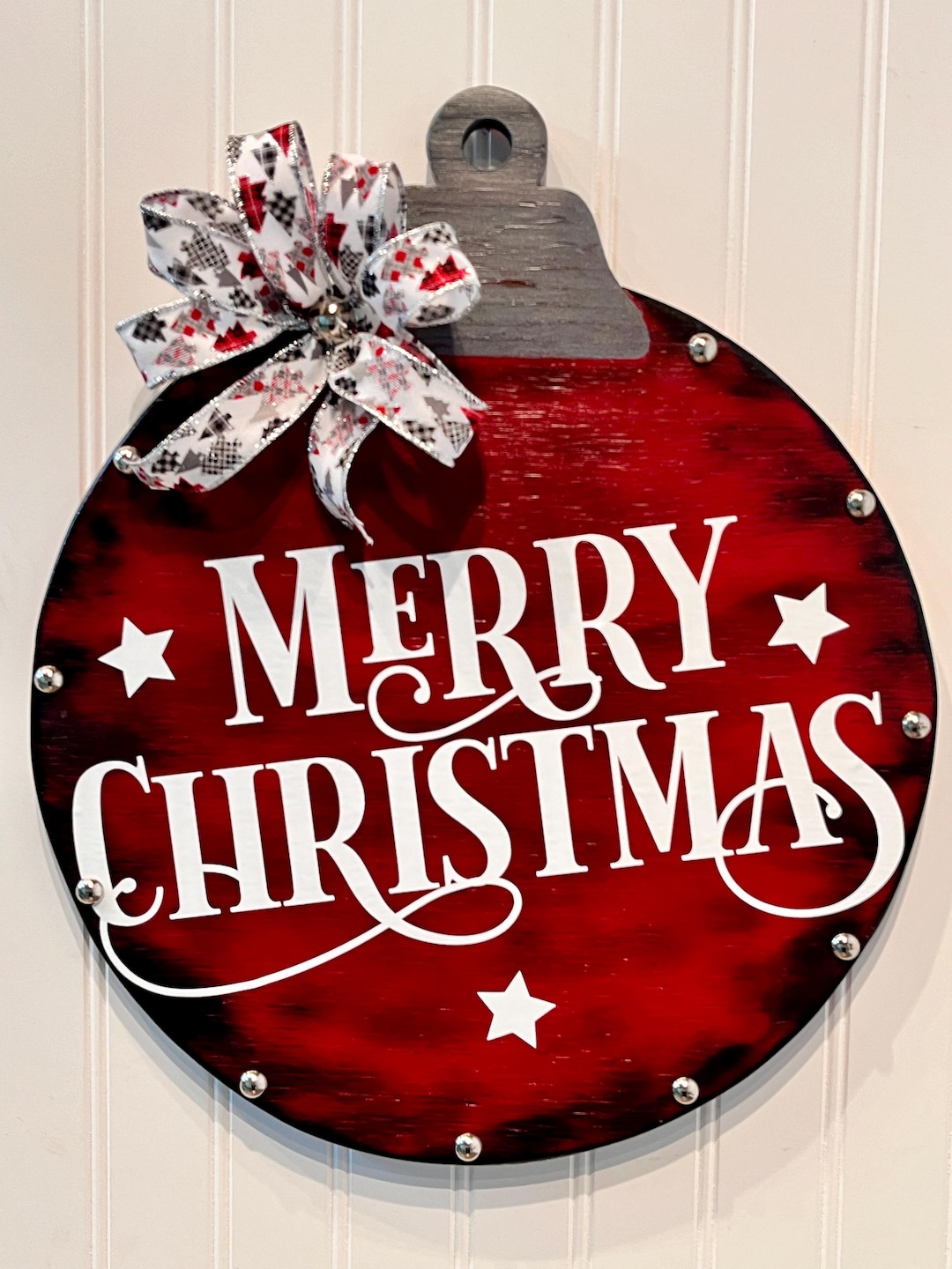 Rustic Wood Christmas Sign Wood Sign for Christmas Christmas Ornament ...