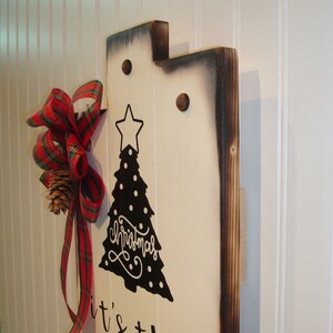 Rustic Christmas Wood Sign-moose Wonderful Time of the Year! Wood Sign ...