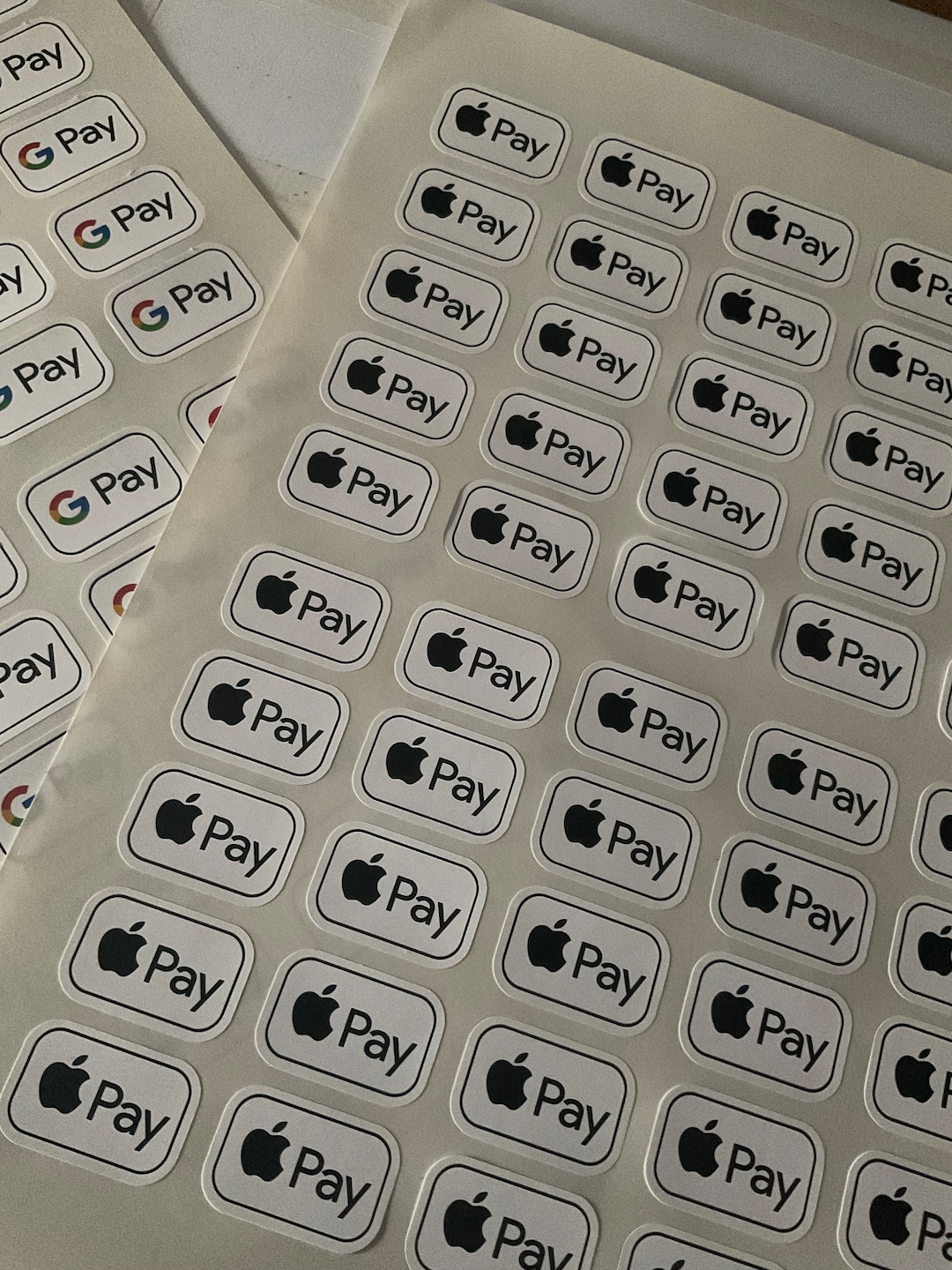 Sticker Apple Pay Set of 50 X Self Adhesive Vinyl Stickers 3cm X 2cm - Etsy