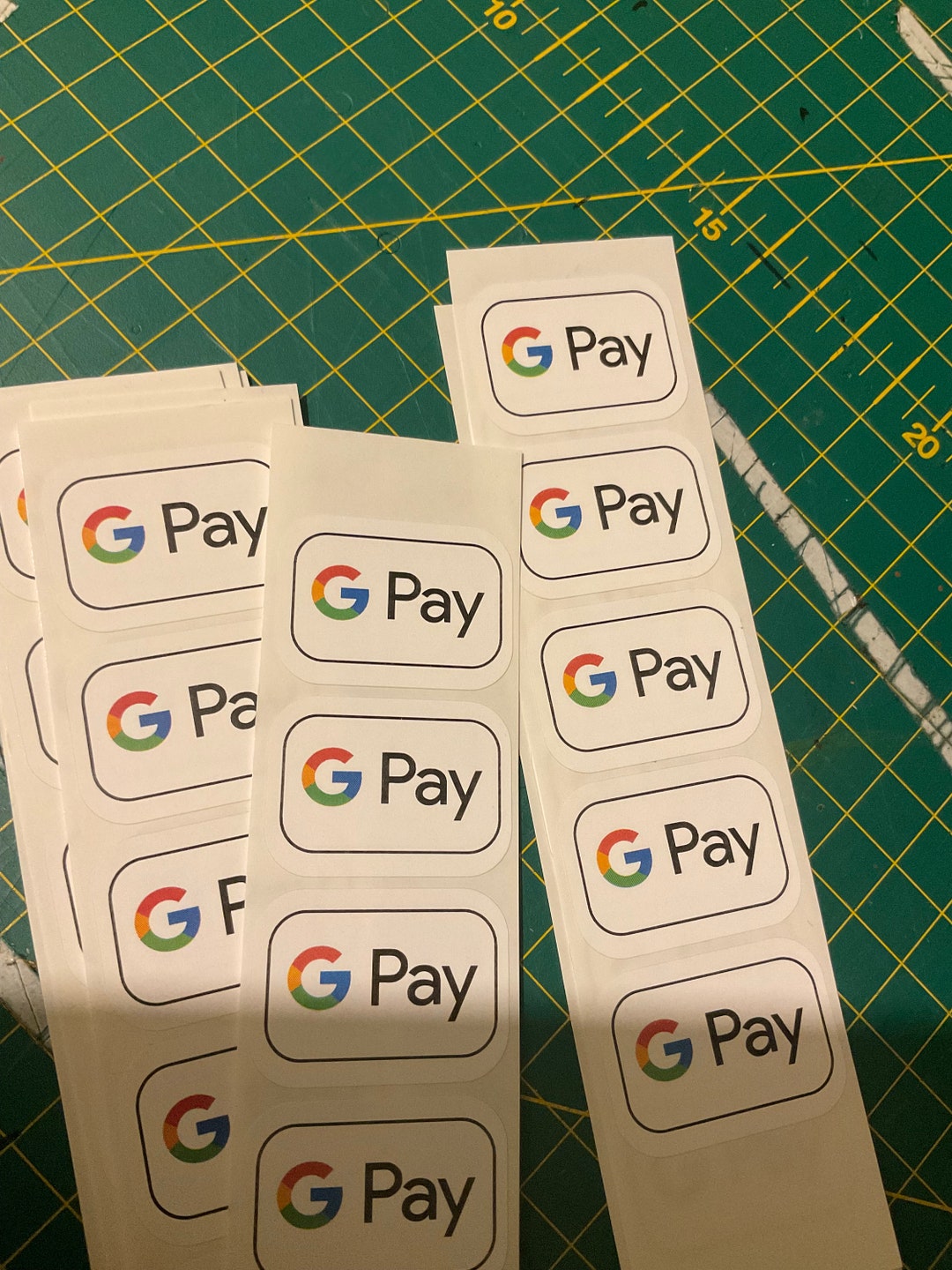 Sticker Google Pay Set of 45 X Self Adhesive Vinyl Stickers 3cm X 2cm ...