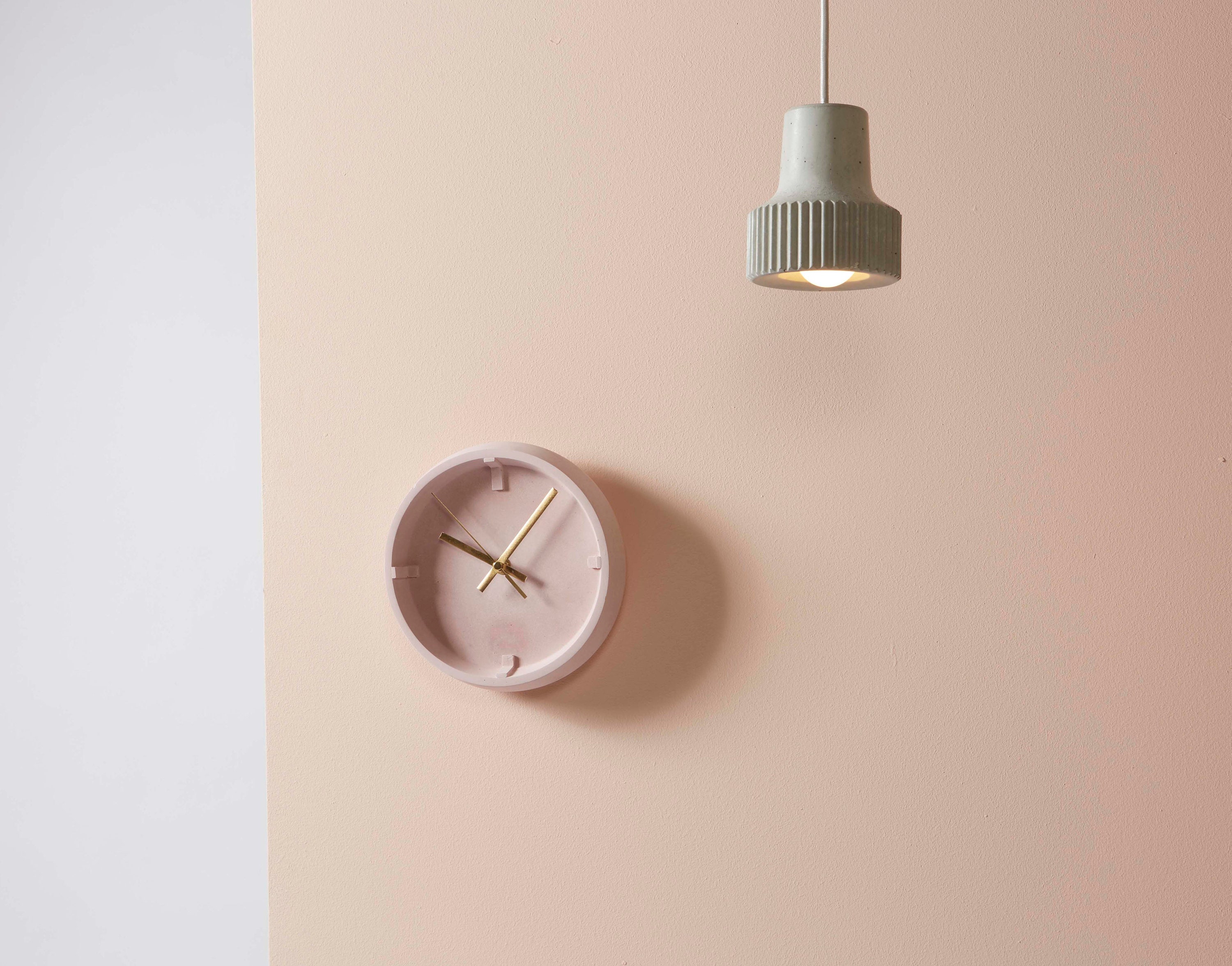 Index Clock Pink - Etsy