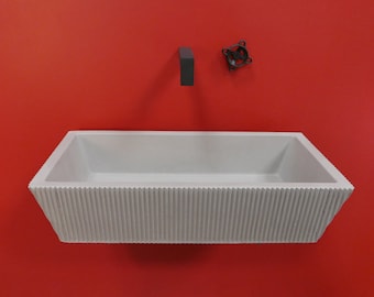 Concrete Bathroom Sink/basin Custom Size - Etsy UK
