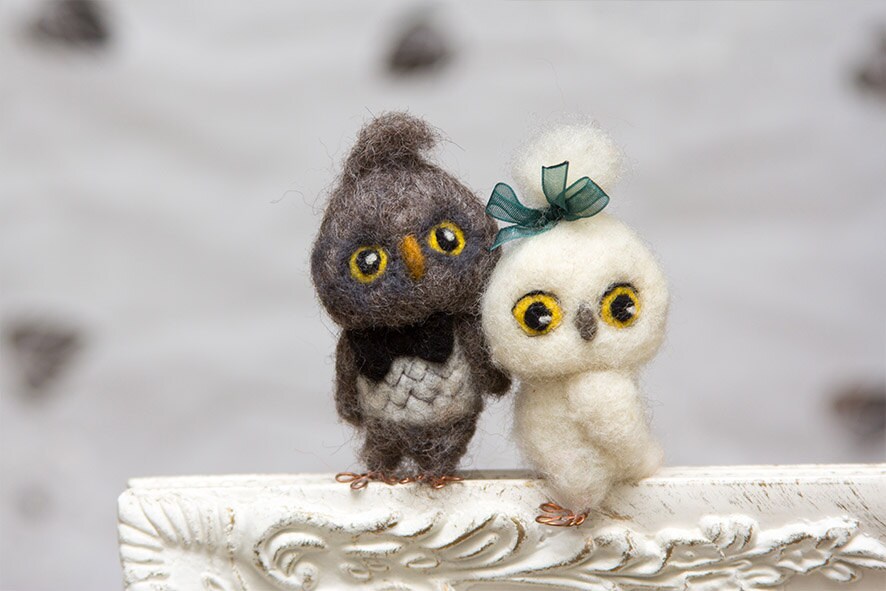Owls Love Couple, Cute Love Gift, Boyfriend Gift, Owls Wedding Couple ...