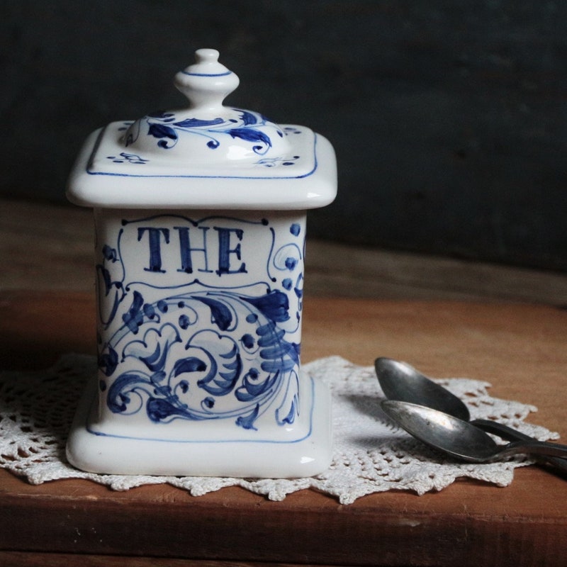 Ceramic Tea Jar - Etsy