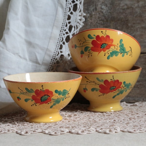 French Coffee Bowls - Etsy