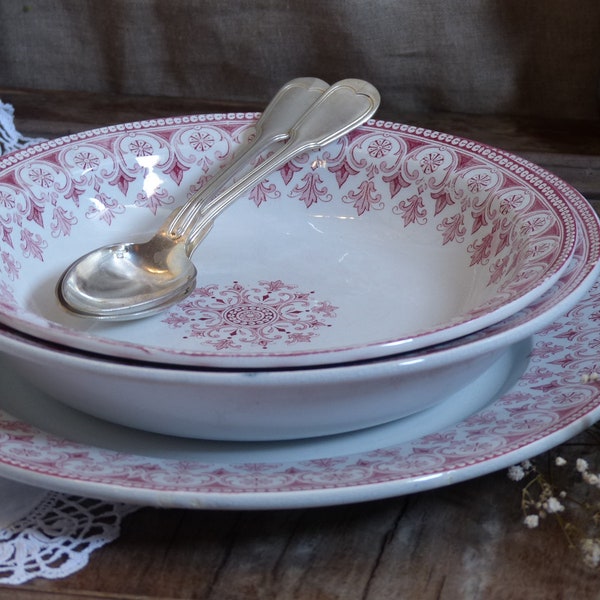 Pink Transfer Ware - Etsy