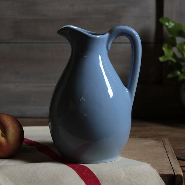 Antique Light Blue Pitcher - Etsy