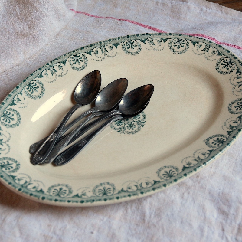 Green Transferware - Etsy
