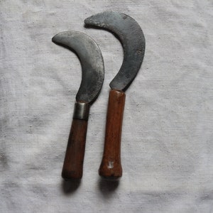 Set of 2 Antique French Small Vineyard Workers Scythe. Antique Garden ...