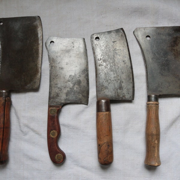 Antique Meat Cleaver - Etsy