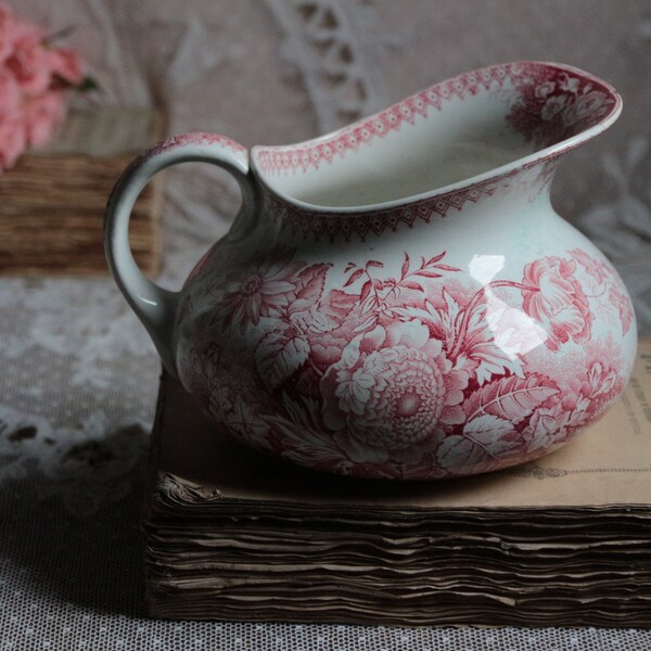 Red Transferware - Etsy