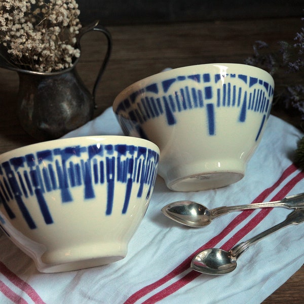 French Coffee Bowls - Etsy