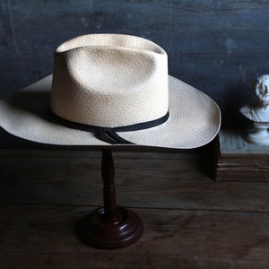 Vintage Tardan Mexican Straw Cowboy Hat, Wide Brim (size 58cm) - Etsy