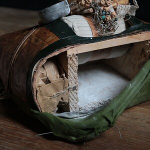 Antique French Lace Making Pillow With Lace Making Bobbins. Handmade ...