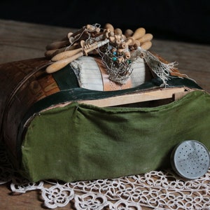 Antique French Lace Making Pillow With Lace Making Bobbins. Handmade ...