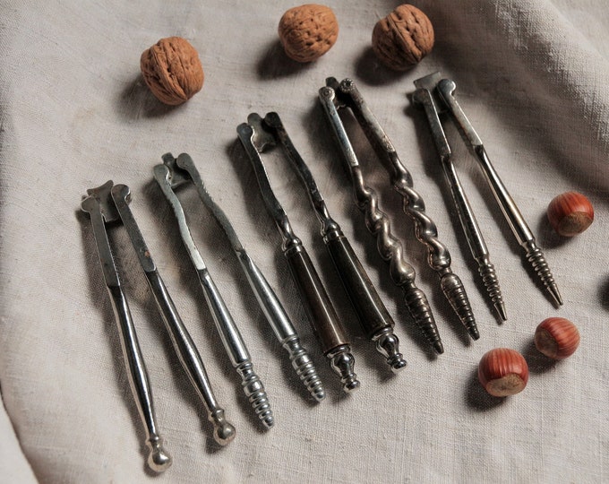 Set of 5 Antique and Vintage Nutcrackers. Holiday Season. Autumn Winter ...