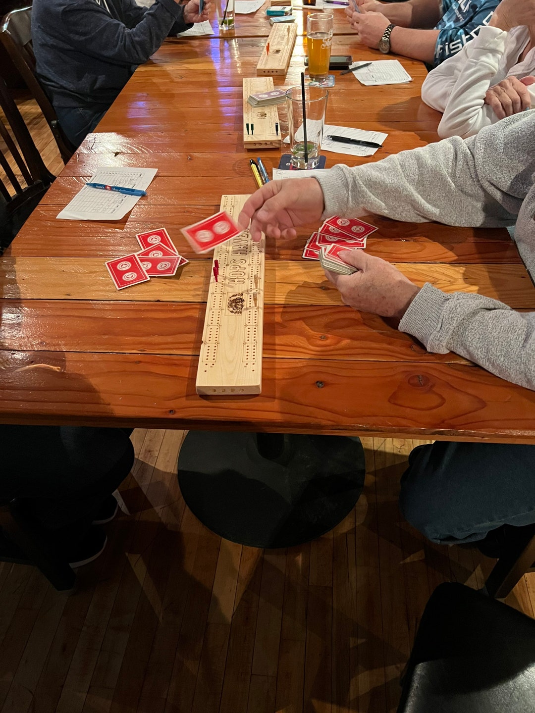 Tournament Cribbage Board Peg Holes Drilled and Peg Storage. - Etsy