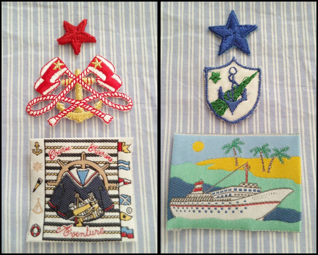 Application Set Motif Iron-on Motif Applique Maritime - Etsy