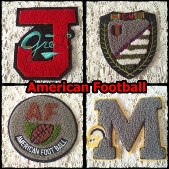 Application *American football, motif, applique, sewi… - Gem