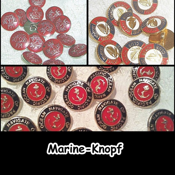 Metal Buttons Button Sailing Navy Casual Navy Uniform - Etsy