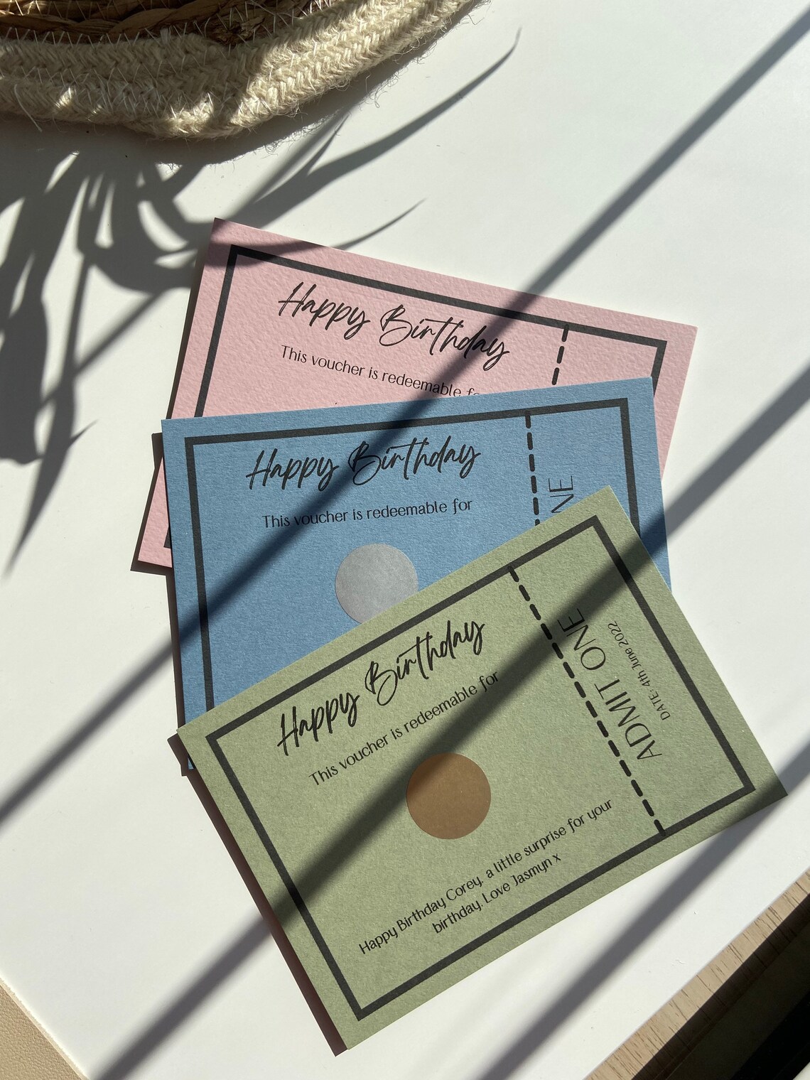 Surprise Reveal Ticket, Surprise Voucher, Voucher Gift, Birthday ...