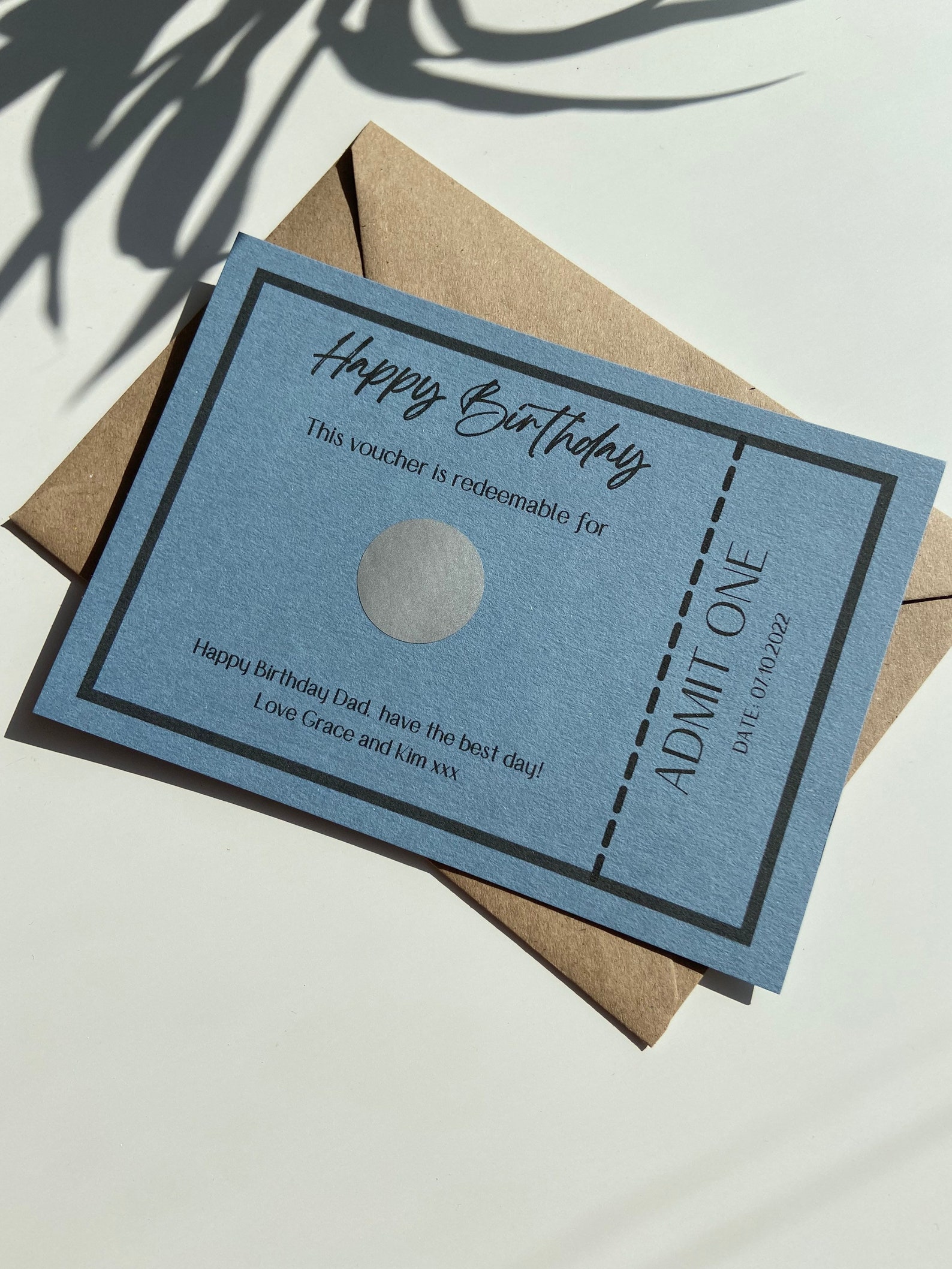 Surprise Reveal Ticket, Surprise Voucher, Voucher Gift, Birthday ...