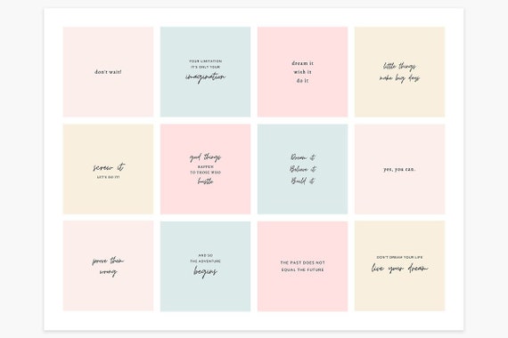 Pastel Instagram post colorful Instagram post social media posts blank ...